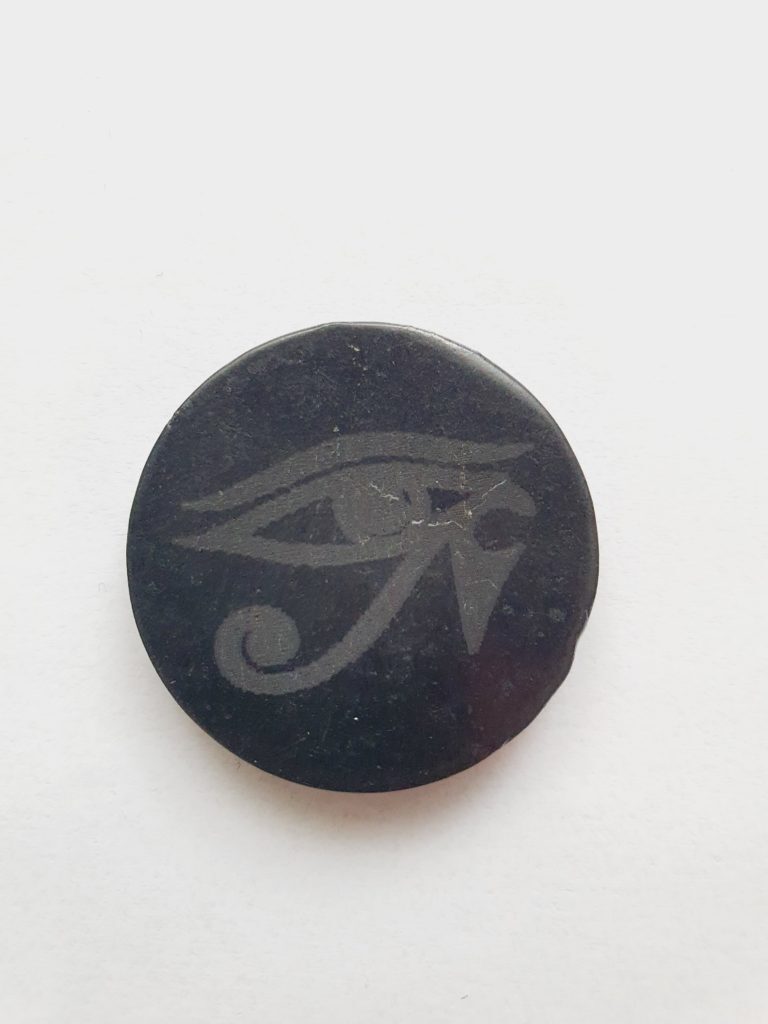 Shungite Round Mobile Phone / Laptop Disc with sticker - Eye of Ra ...